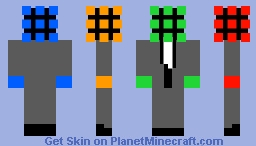 Rubik Cube (Mr Rubik) Minecraft Skin