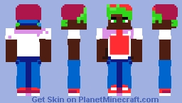 fnf me Minecraft Skin