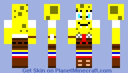FuturisticHub SpongeBob Minecraft Skin