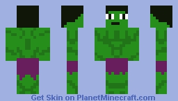 The incretibie Hulk Minecraft Skin