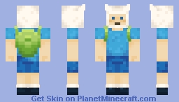 finn adventure time Minecraft Skin
