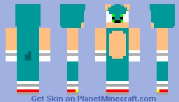 Multiverse fleetway sonic base form Minecraft Skin