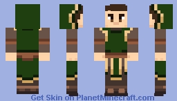 Hood Up Half-Elf OC Minecraft Skin
