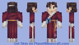 [X] Red Hanbok Minecraft Skin