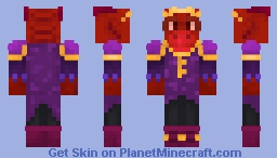 Red dragon Minecraft Skin