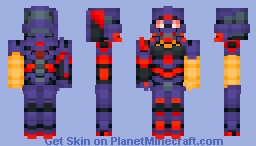 Evangelion Test Type-01 (Awakening) Minecraft Skin