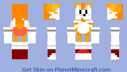 SEGASONICポップコーンショップ TAILS 1993 Minecraft Skin