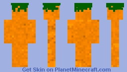 Carrot Man Minecraft Skin