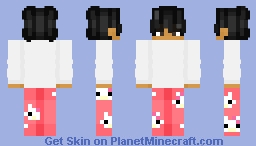 Emo Hello Kitty Minecraft Skin