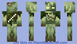 The New Skeleton type the bogged from 1.21 Minecraft Skin