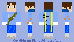 Blu boy skin Minecraft Skin