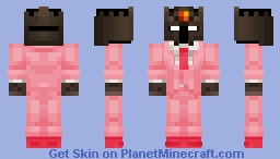 Farfadox traje rosa Minecraft Skin