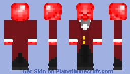 Red Steve tux cause why not Minecraft Skin