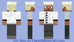 Cook Steve (custom xbox 360 default skin) Minecraft Skin