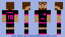 messi inter de miami Minecraft Skin