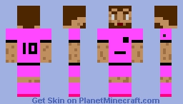 Messi Inter de miami 2 Minecraft Skin