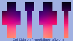 Simple Gradient Minecraft Skin
