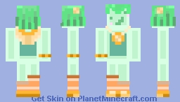 Orange Loving Slime! Minecraft Skin