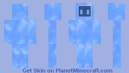 TV Head Blue Ice Minecraft Skin