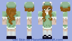 Frog girl (first try) Minecraft Skin