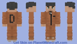 SCP: SL new D-boi (HD) (Class-D) (NEW) Minecraft Skin