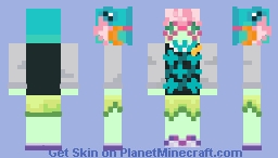 Mint Minecraft Skin