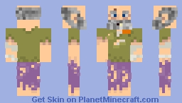 Happy Wheels homeless guy Minecraft Skin