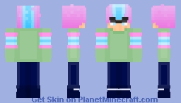Softer Pink (Trans) Silly Boy Skin Minecraft Skin