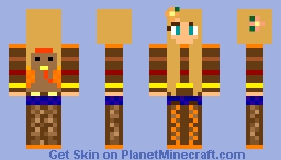 Fall girl Minecraft Skin