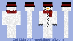 Snowman (complete) Minecraft Skin