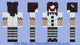 Vintage clown girl Minecraft Skin