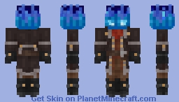 Blue Fire Minecraft Skin