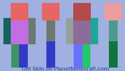 Skin Map Template named Yevet by Tree Punchers Minecraft Skin