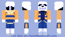 Outer Sans - Outertale Minecraft Skin