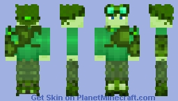 Aethios Slime color, (fix outer layer) Minecraft Skin