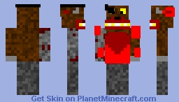 Phantom foxy hard mode Minecraft Skin