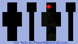 black robot error Minecraft Skin