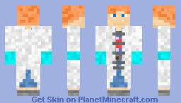 Redhead Scientist Minecraft Skin