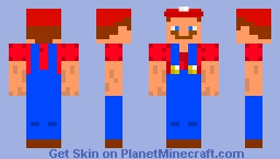 Steve (Mario Edition) Minecraft Skin
