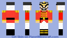 Advent calendar skin pack: december 3, nutcracker Minecraft Skin