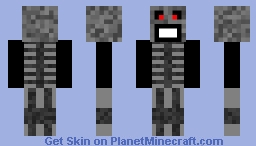 Endo F red Minecraft Skin