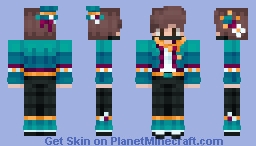 MCCParty2 Cyan Aquino Minecraft Skin
