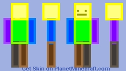 slcackdm color Minecraft Skin