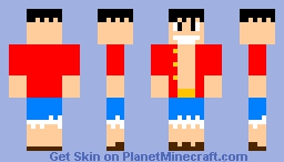 Luffy Minecraft Skin