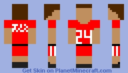 faceless nba player Minecraft Skin