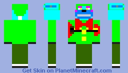 Christmas rockstar chica Minecraft Skin