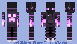 purple enderman Minecraft Skin
