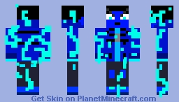 The inspector Electric man Joshua Opulence Minecraft Skin