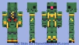 MS-06F Zaku II (Dozle Zabi Custom) Minecraft Skin