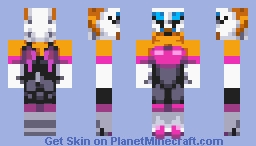 Rouge the Bat - Sonic Battle Minecraft Skin